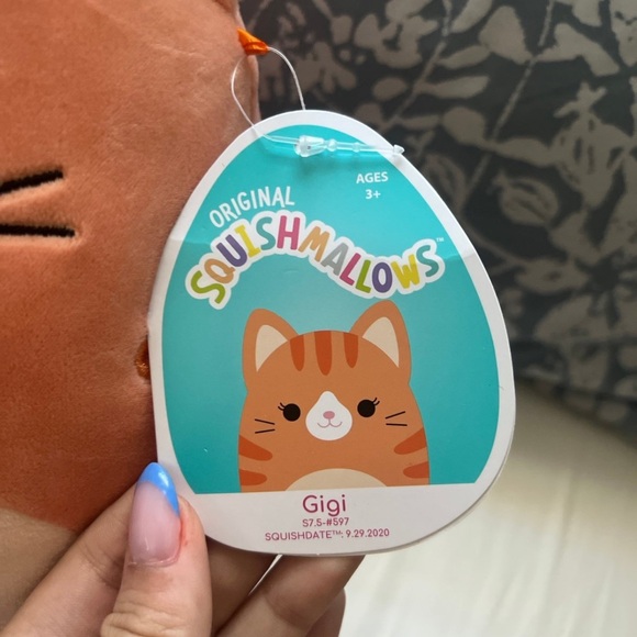 Squishmallows | Toys | Nwt Squishmallows Gigi The Cat 75 Stuffed Plush ...